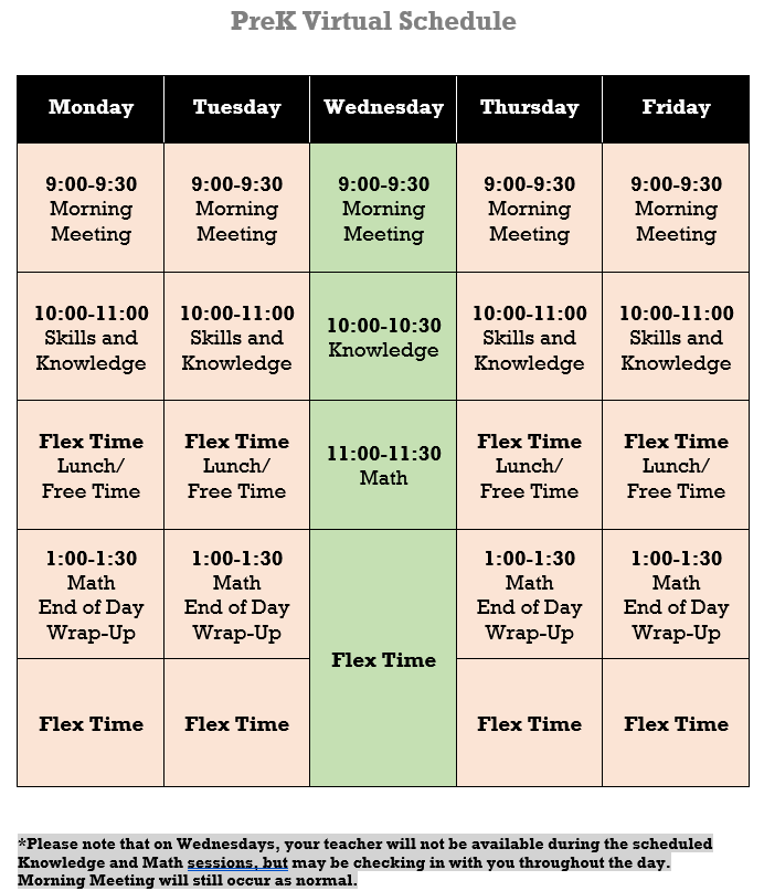 Class Schedules for Virtual Students – Diven Parent Partner | Diven PFO
